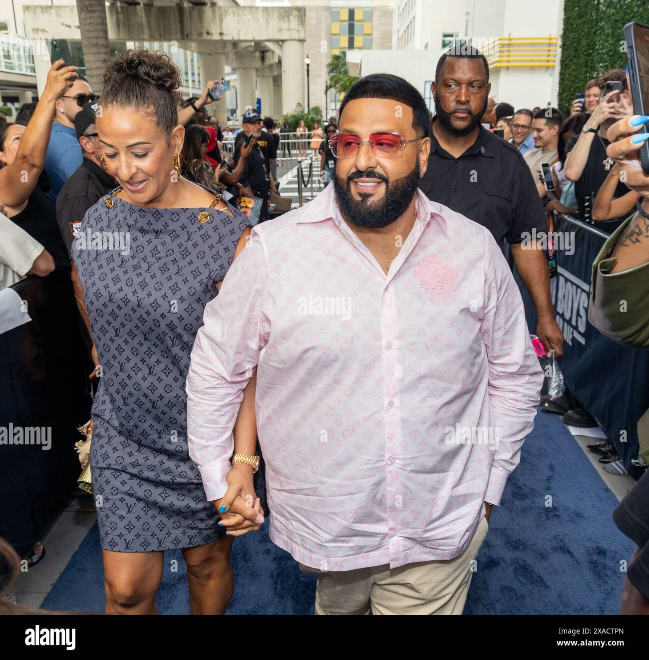 MIAMI, FLORIDA - JUNE 05: Nicole Tuck and DJ Khaled attend the "Bad ...