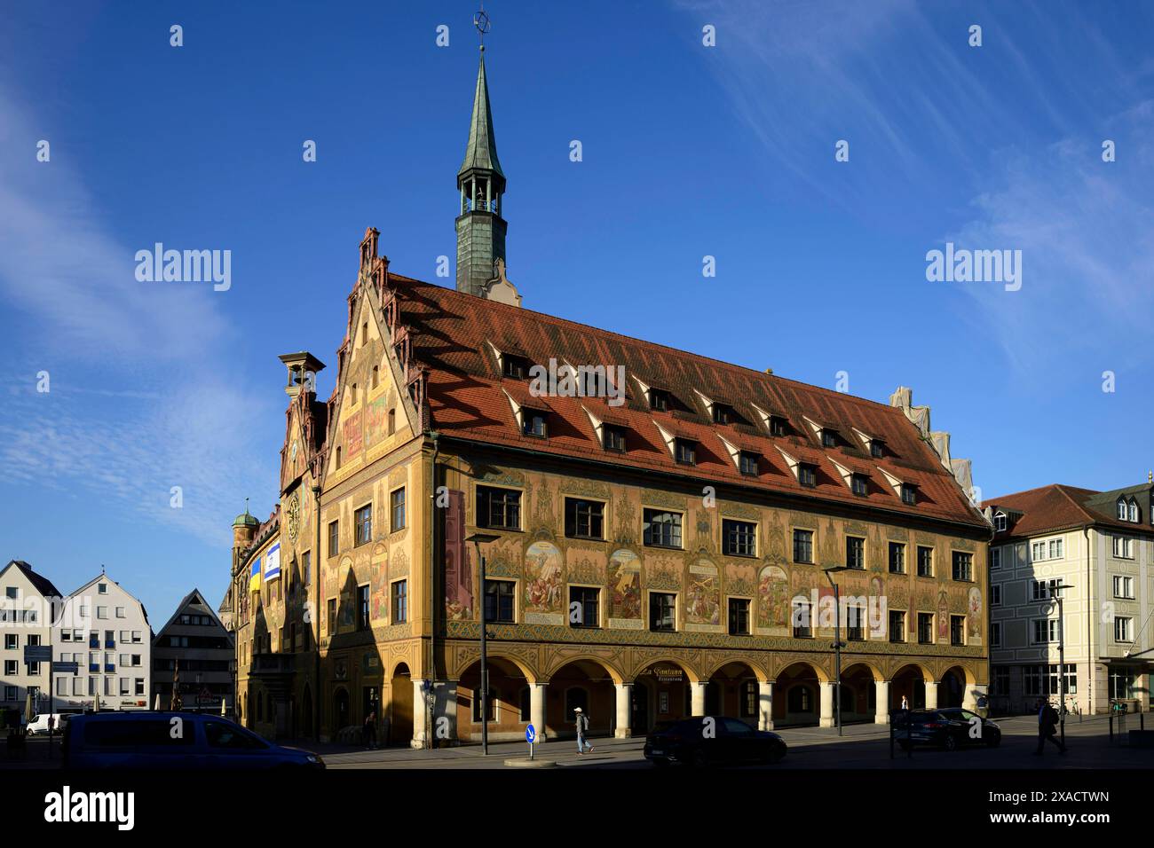 Ulmer Rathaus - Historisches Rathaus mit Fresken - Ulm 05.06.2024 ...