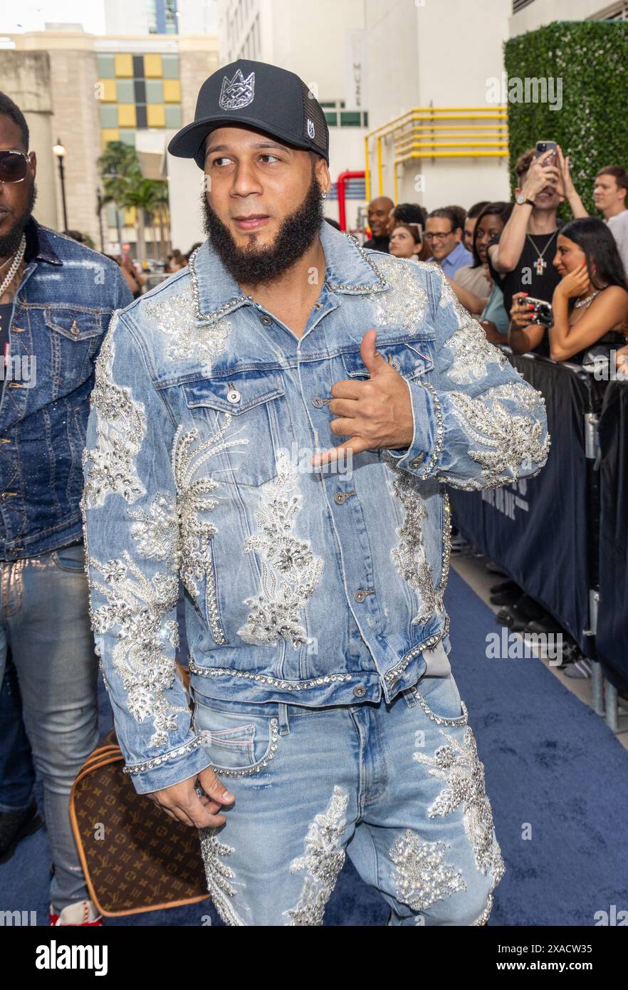 MIAMI, FLORIDA - JUNE 05: El Alfa attends the "Bad Boys: Ride Or Die ...