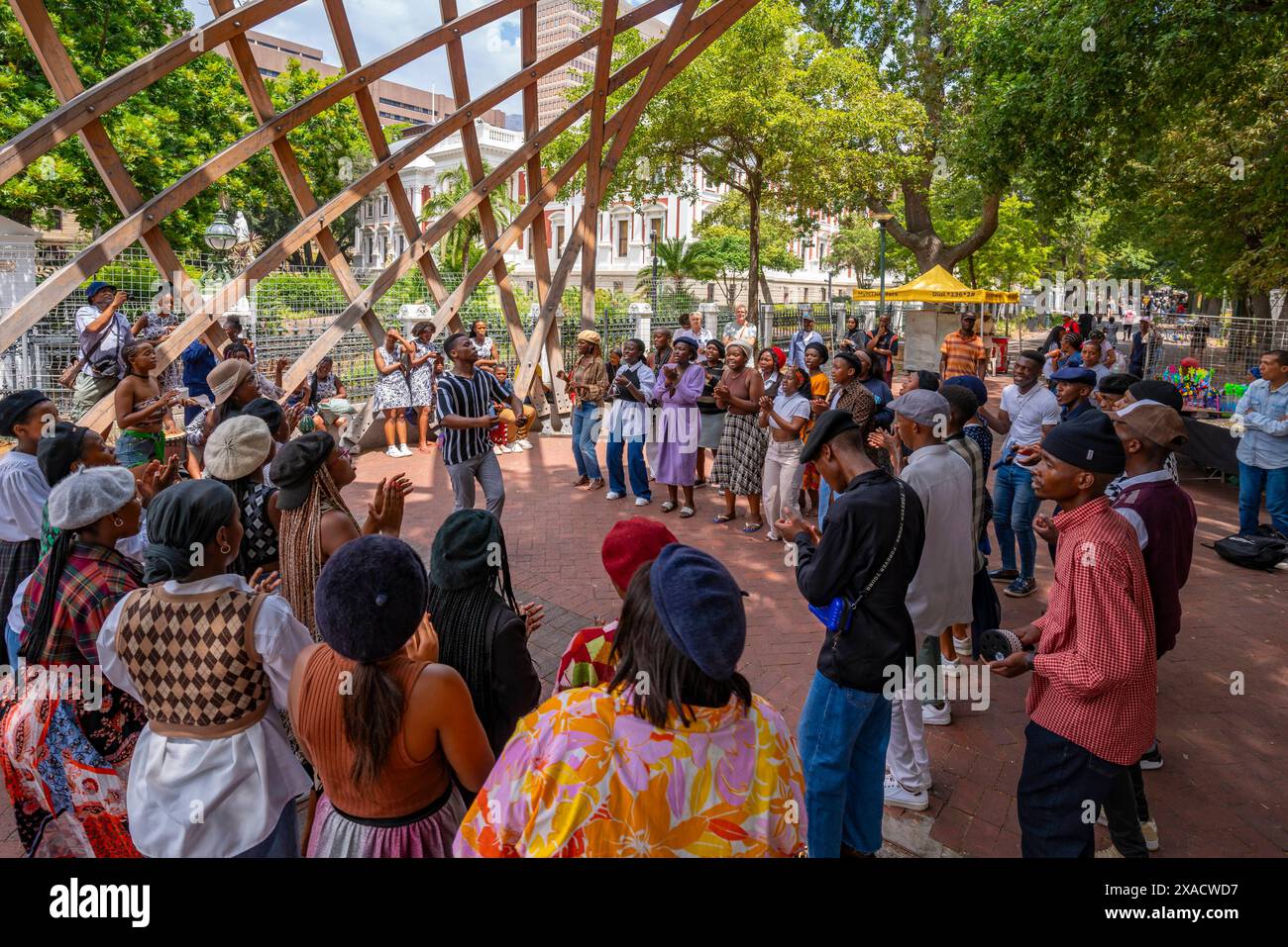 View of gathering at Arch for Arch, Cape Town, Western Cape, South ...