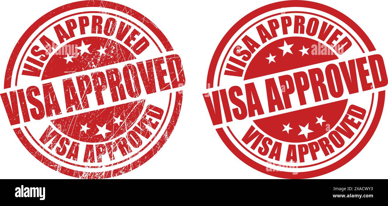 Visa approved Stock Vector Images - Alamy