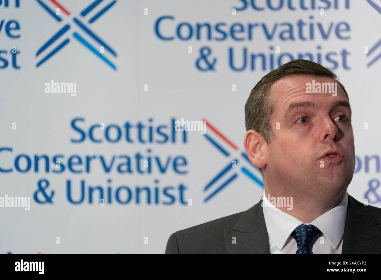 Edinburgh, Scotland, UK. 6th June 2024. Leader of Scottish ...