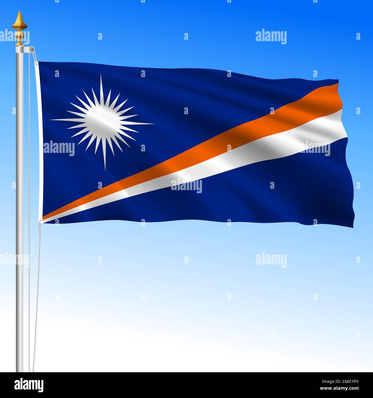 Usa marshall islands flag Stock Vector Images - Alamy