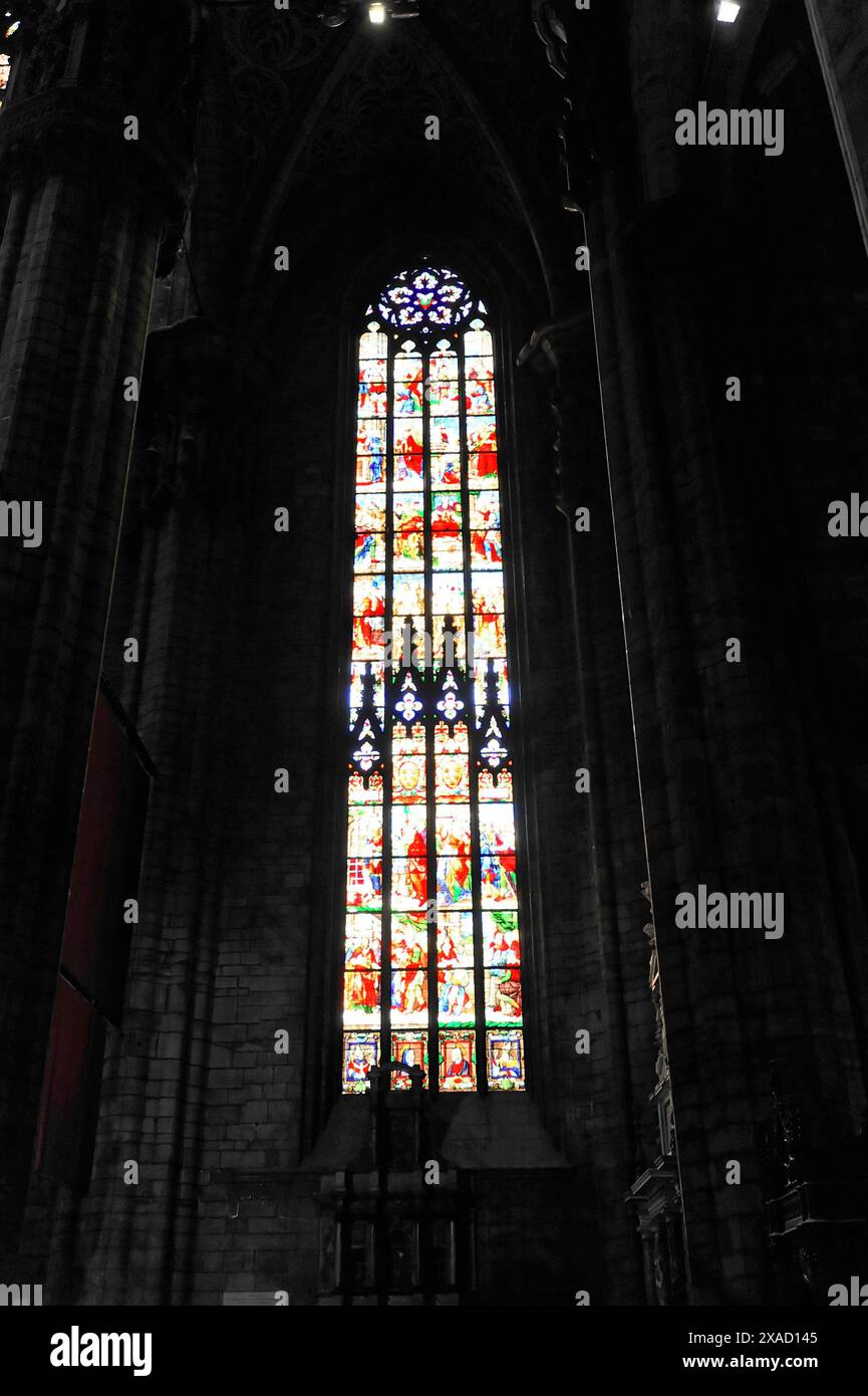 Milan Cathedral, Duomo, start of construction 1386, completion 1858 ...