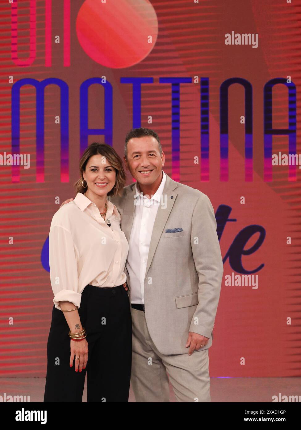 Rome, Italy. 06th June, 2024. Rome, Rai ex Teulada studios, TV ...