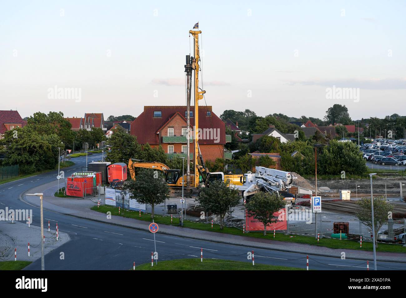 Norddeich, Germany. 05th June, 2024. The construction site in Norden ...