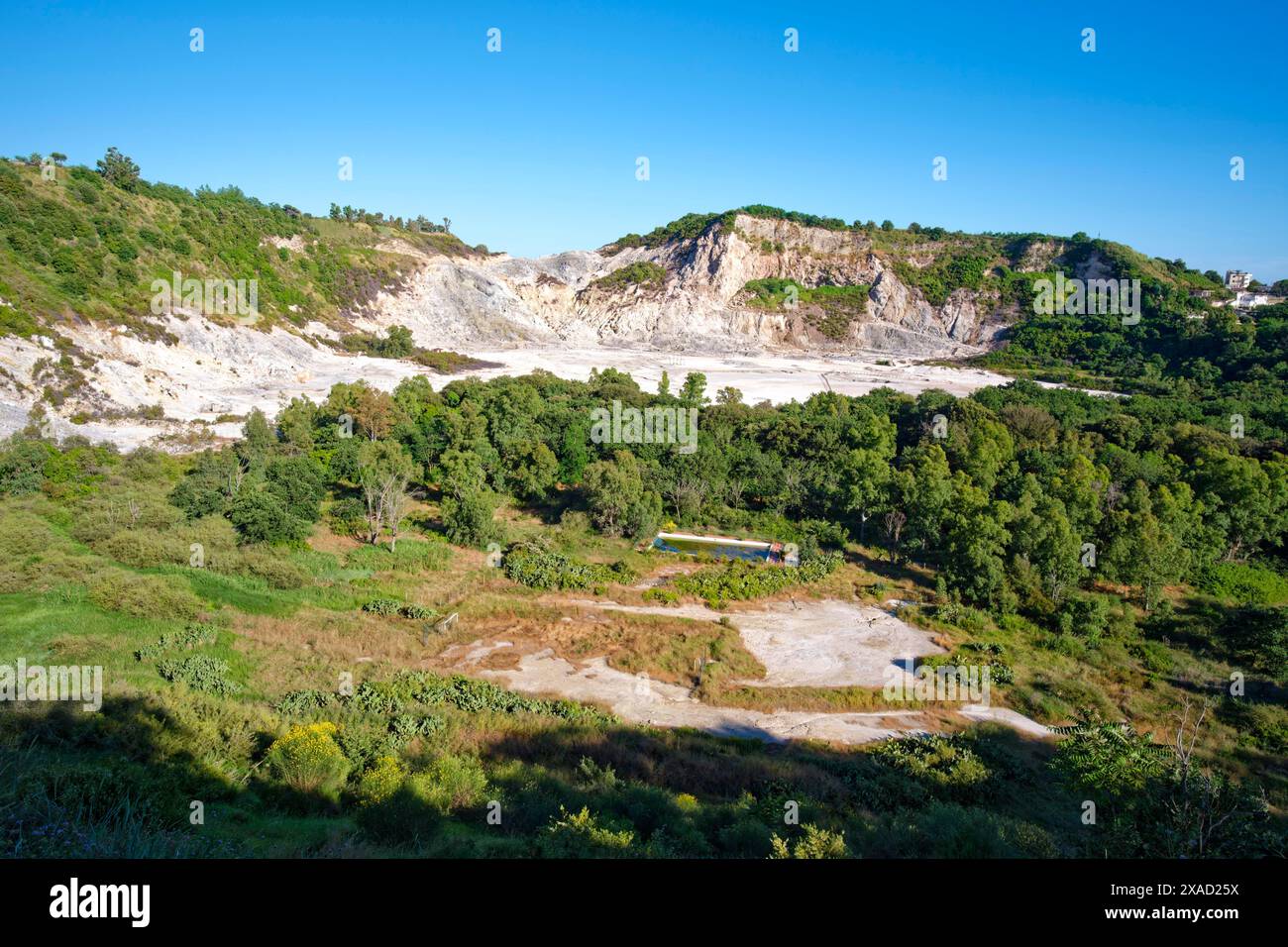 Uninhabited and isolated part of the Phlegraean Fields west of Naples ...