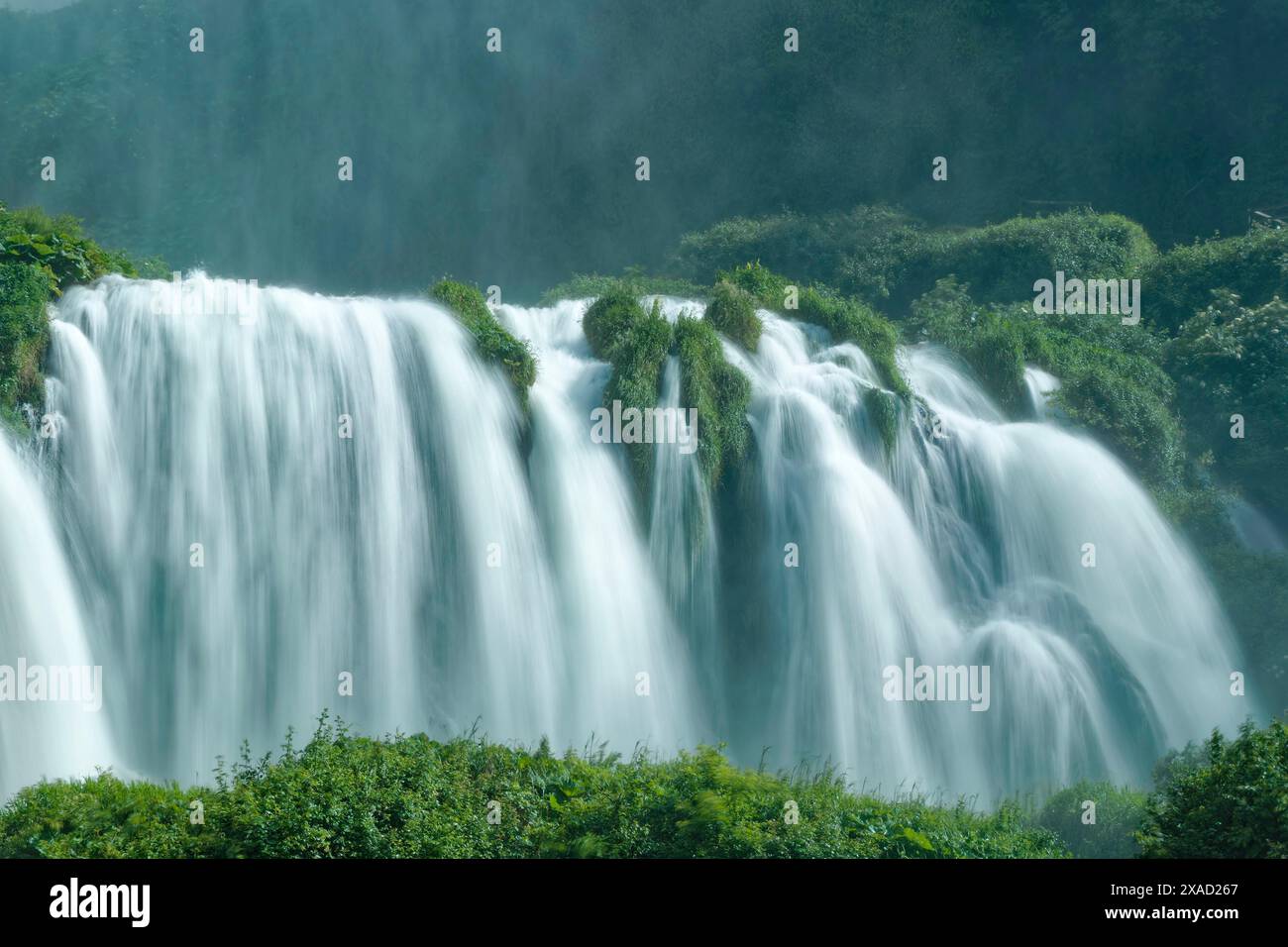The Cascata delle Marmore, the Marble Falls, is a three-part waterfall ...