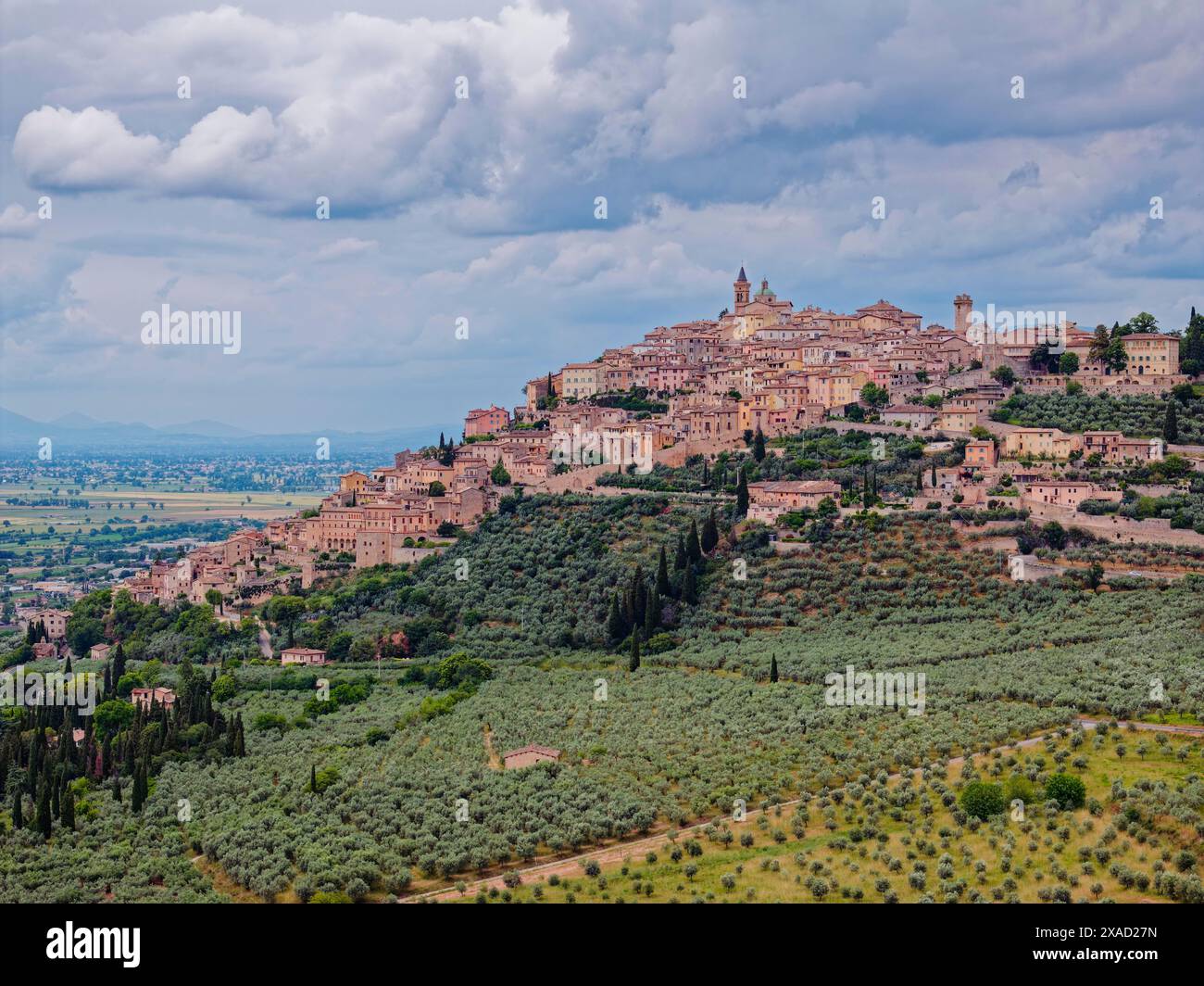 Trevi is a small Italian town in the province of Perugia in Umbria and ...