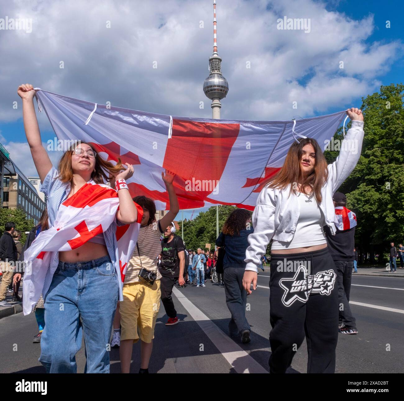 Germany, Berlin, 11 May 2024, Georgian March: Yes to Europe! Say no to ...