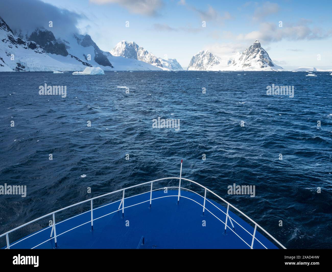 Northern entrance to the Lemaire Channel between Graham Land (l) and ...