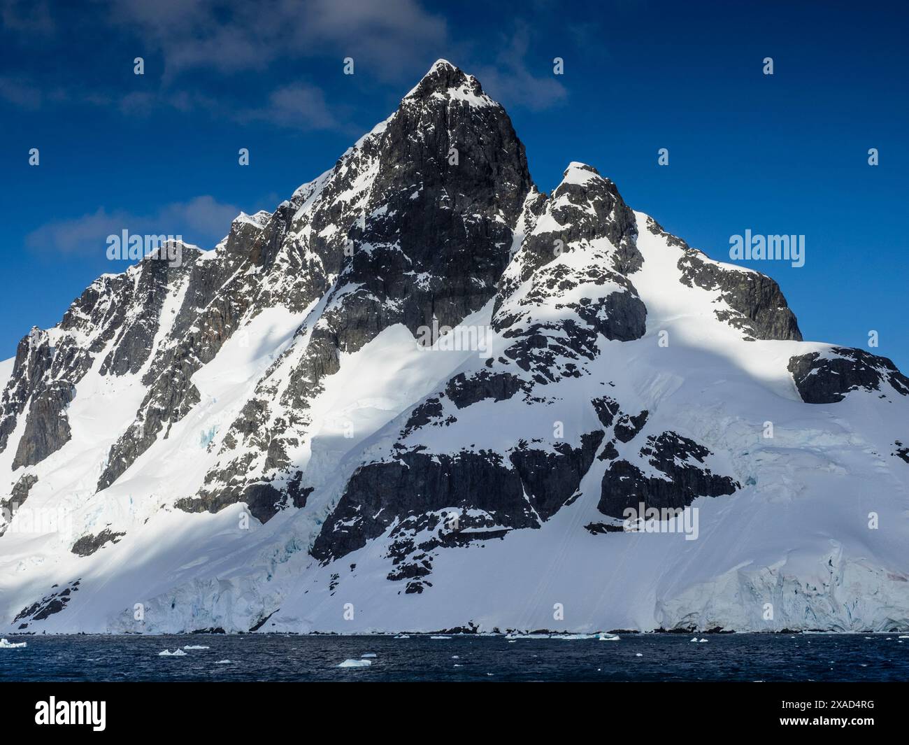 Wandel Peak, Booth Island, Wilhelm Archipelago, Antarctica Stock Photo ...