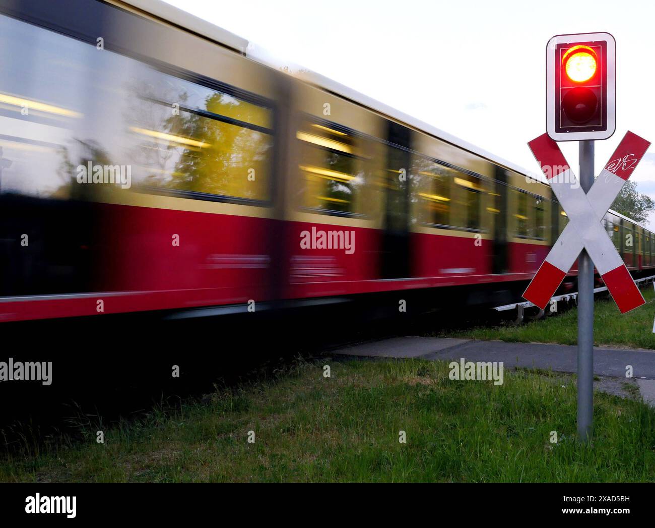 Vor Einem Bahnubergang