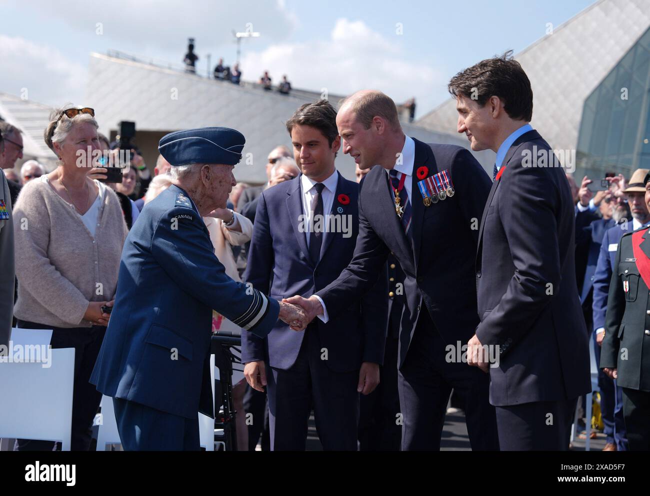 The Prince of Wales meets Richard Rohmer, 100, one of the most ...