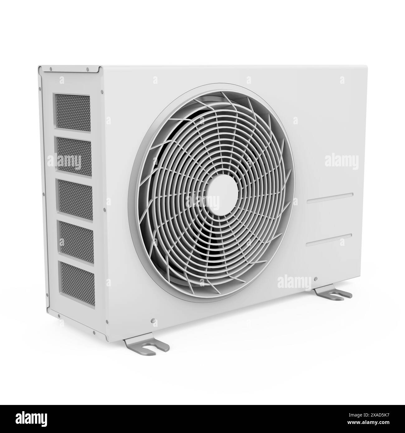 Air Conditioner Outdoor Unit Isolated Stock Photo - Alamy
