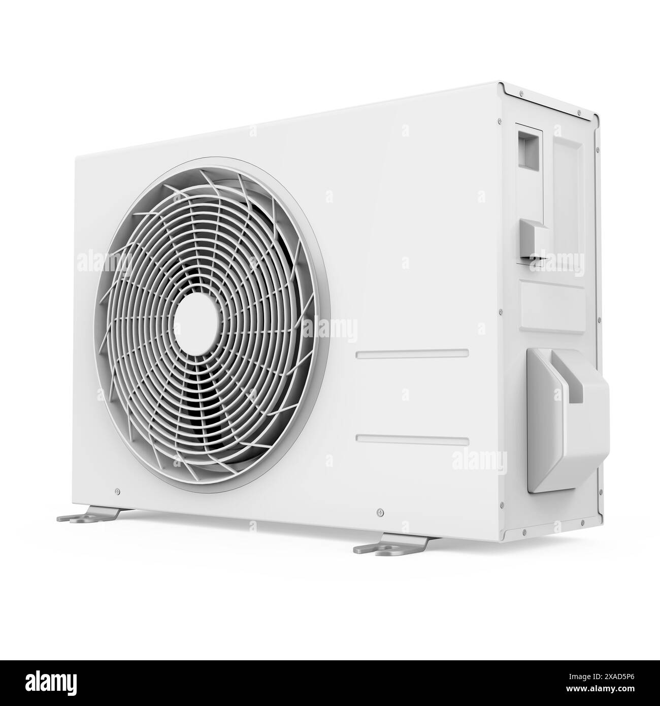 Air Conditioner Outdoor Unit Isolated Stock Photo - Alamy
