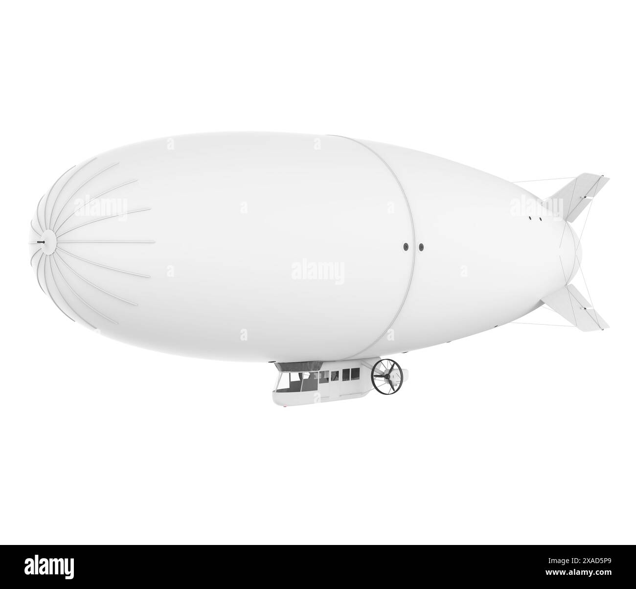 Blimp Airship Isolated Stock Photo - Alamy