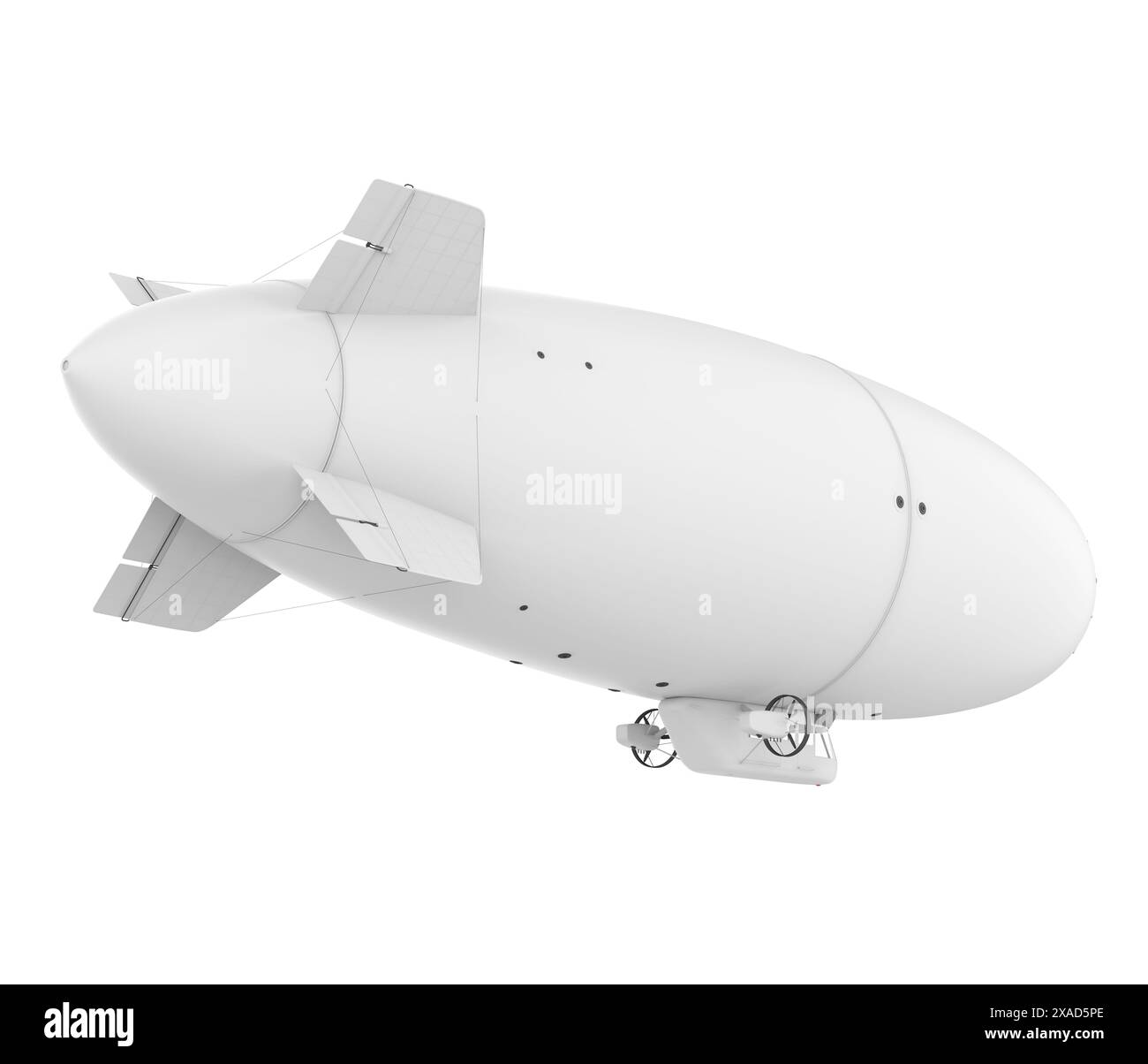 Blimp Airship Isolated Stock Photo - Alamy