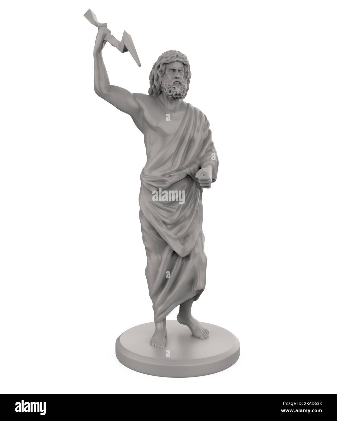 Statue of Zeus Isolated Stock Photo - Alamy