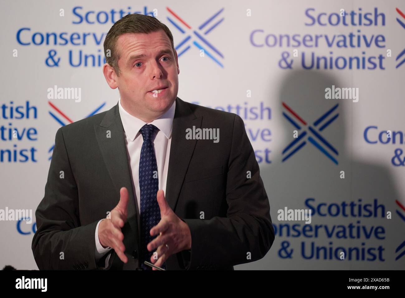 Edinburgh Scotland, UK 06 June 2024. Scottish Conservative leader ...