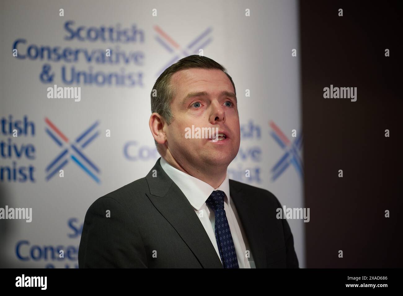 Edinburgh Scotland, UK 06 June 2024. Scottish Conservative leader ...