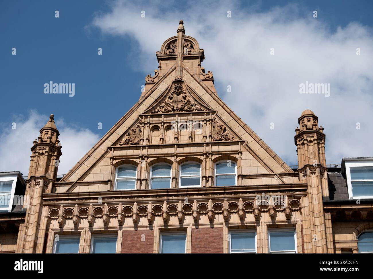 Ruskin Buildings detail, Corporation Street, Birmingham, UK Stock Photo ...