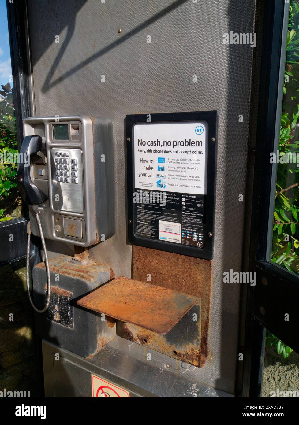 Old telephone box interior hi-res stock photography and images - Alamy