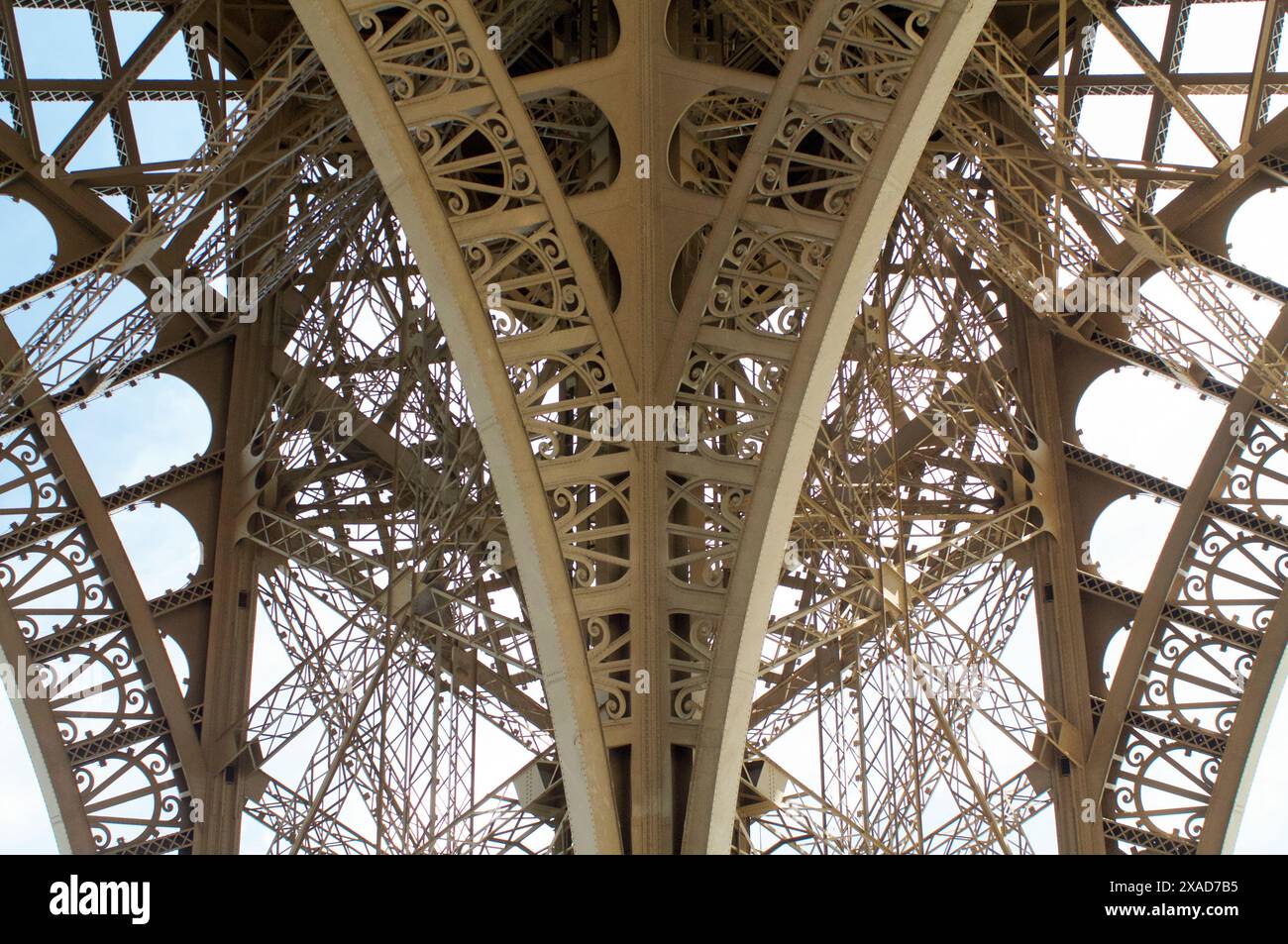 details of the Eiffel tower structure Stock Photo - Alamy