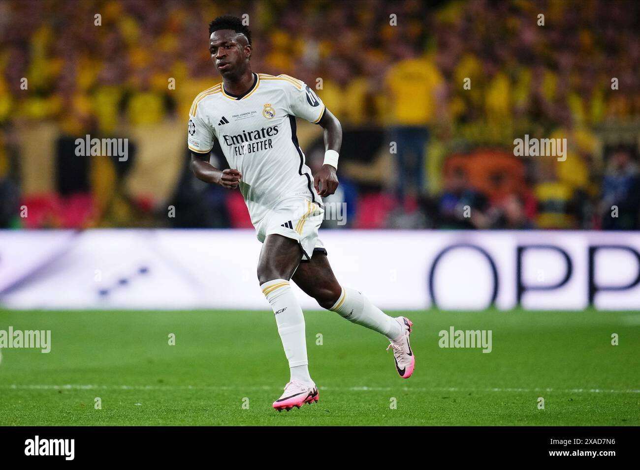 Vinicius Junior of Real Madrid during the UEFA Champions League Final ...