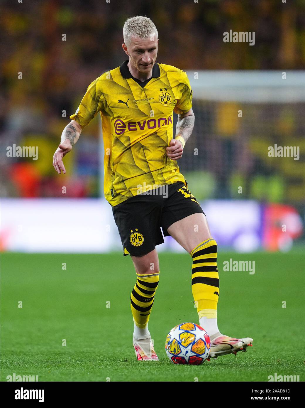 London, UK. 01st June, 2024. Marco Reus of Borussia Dortmund during the ...