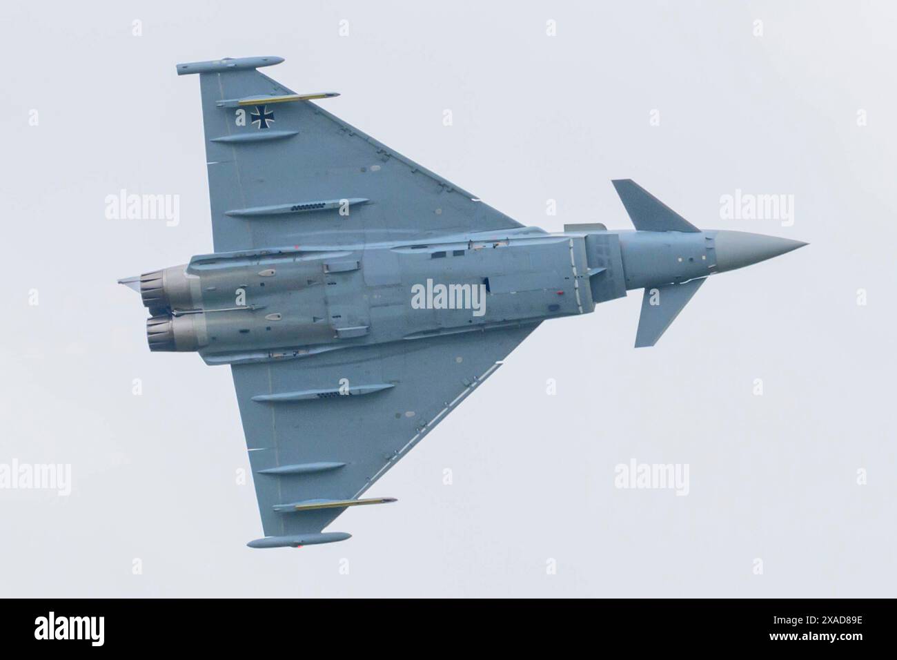 Eurofighter Typhoon, zweistrahliges Mehrzweckkampfflugzeug in Canard ...