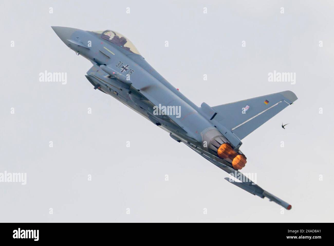 Eurofighter Typhoon, zweistrahliges Mehrzweckkampfflugzeug in Canard ...