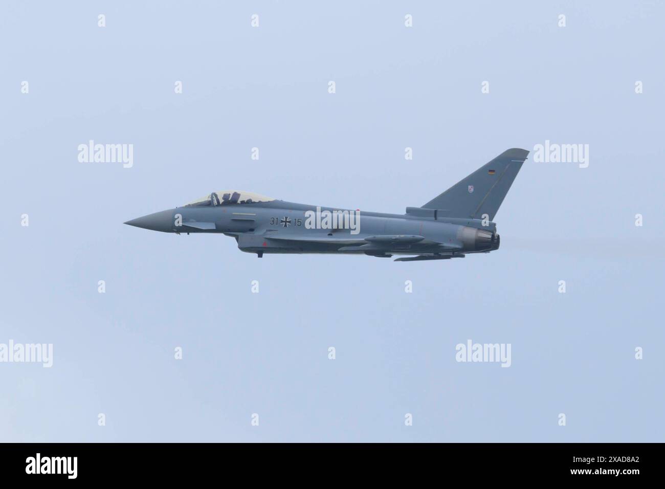 Eurofighter Typhoon, zweistrahliges Mehrzweckkampfflugzeug in Canard ...