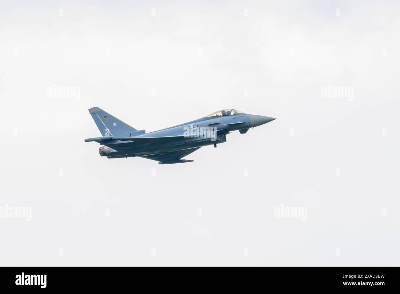 Eurofighter Typhoon, zweistrahliges Mehrzweckkampfflugzeug in Canard ...