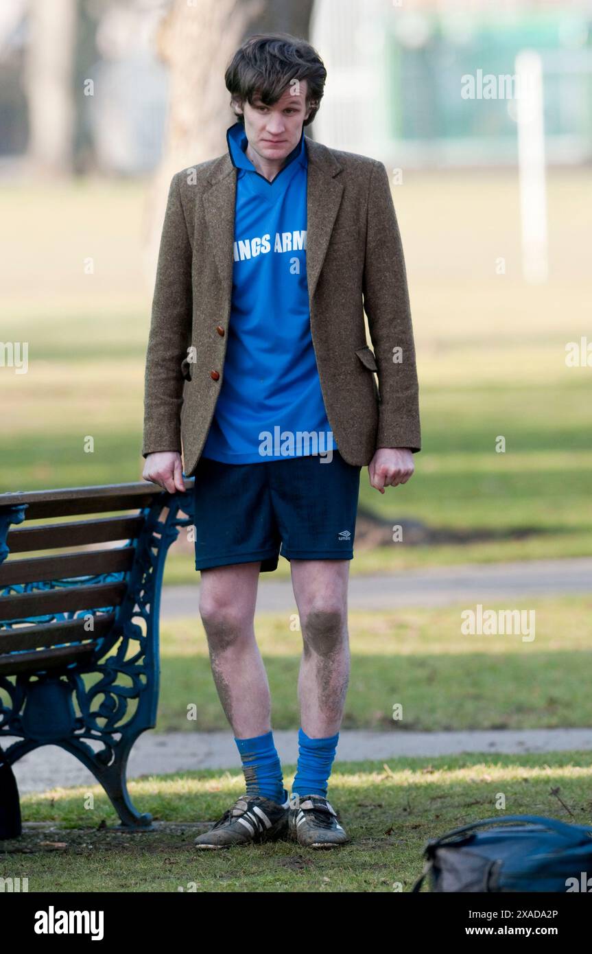 Dr Who played by Matt Smith on the set of Dr Who in Cardiff this ...