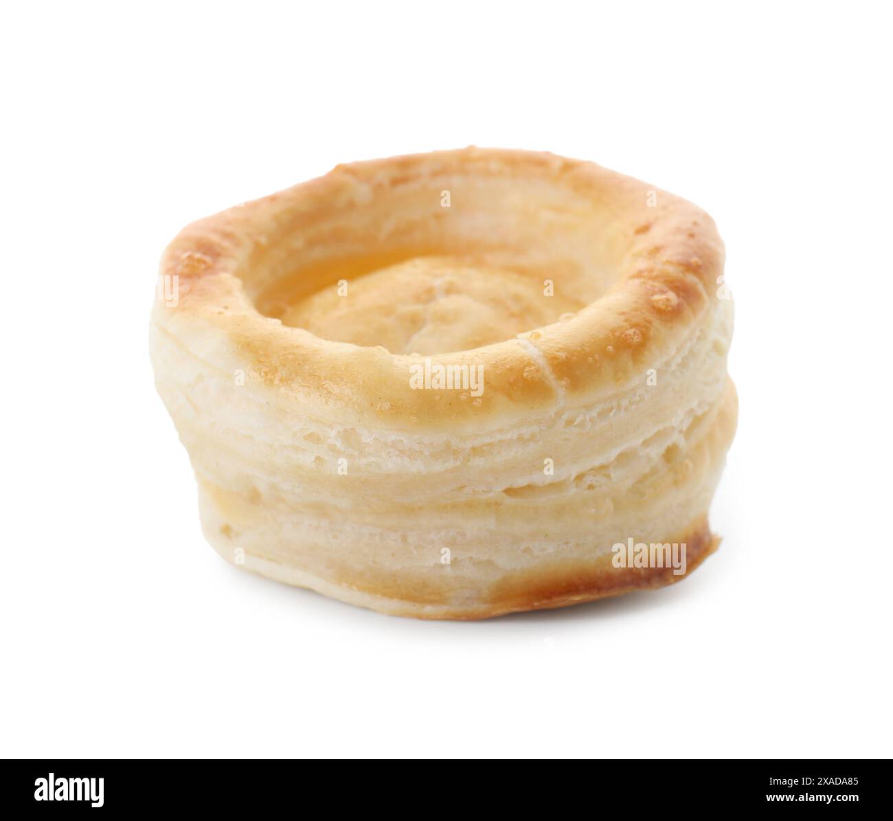 Delicious fresh puff pastry isolated on white Stock Photo - Alamy