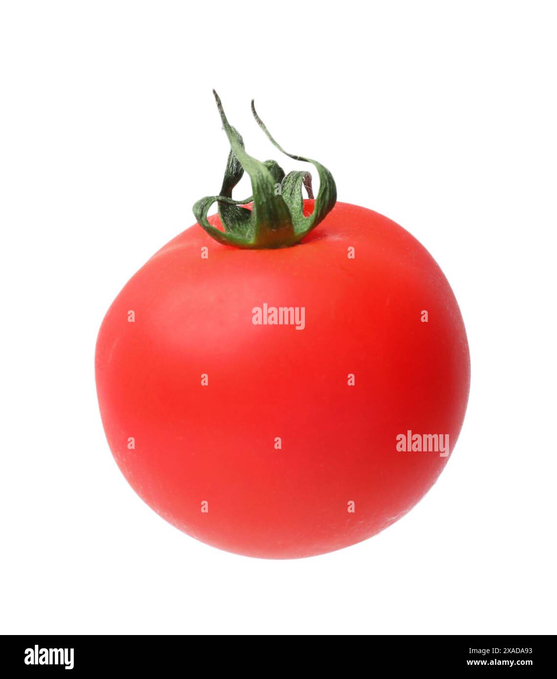 One fresh whole tomato isolated on white Stock Photo - Alamy