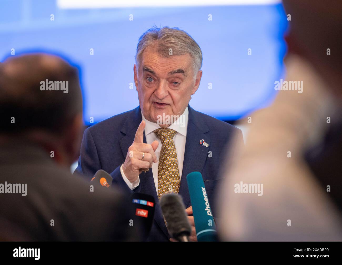 Neuss, Germany. 06th June, 2024. Herbert Reul (CDU), Minister of the ...