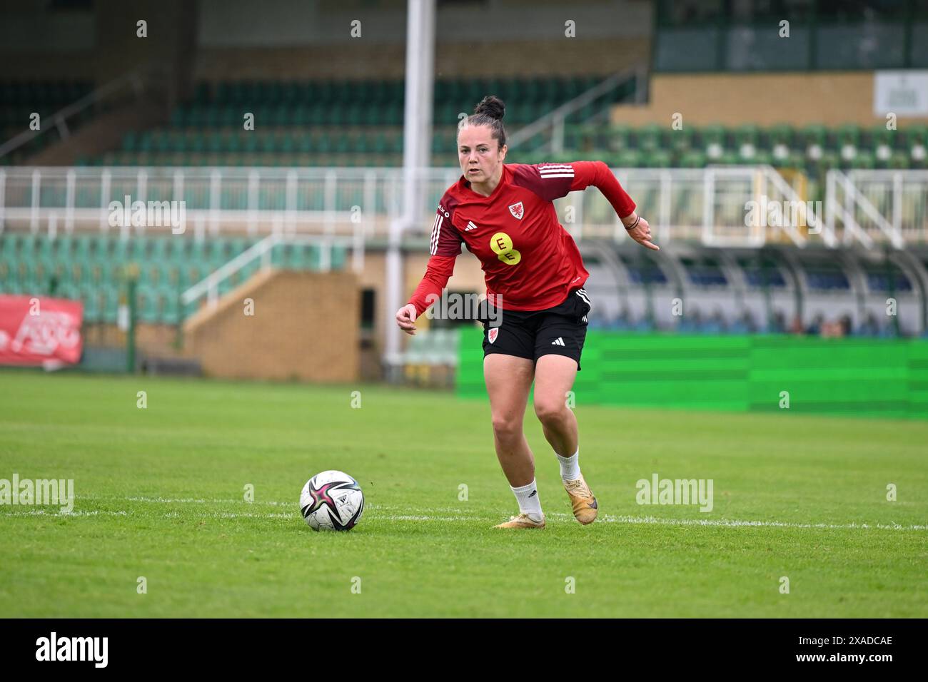 POZNAN, POLAND - 03 JUNE 2024: Wales' Georgia Walters during a training ...