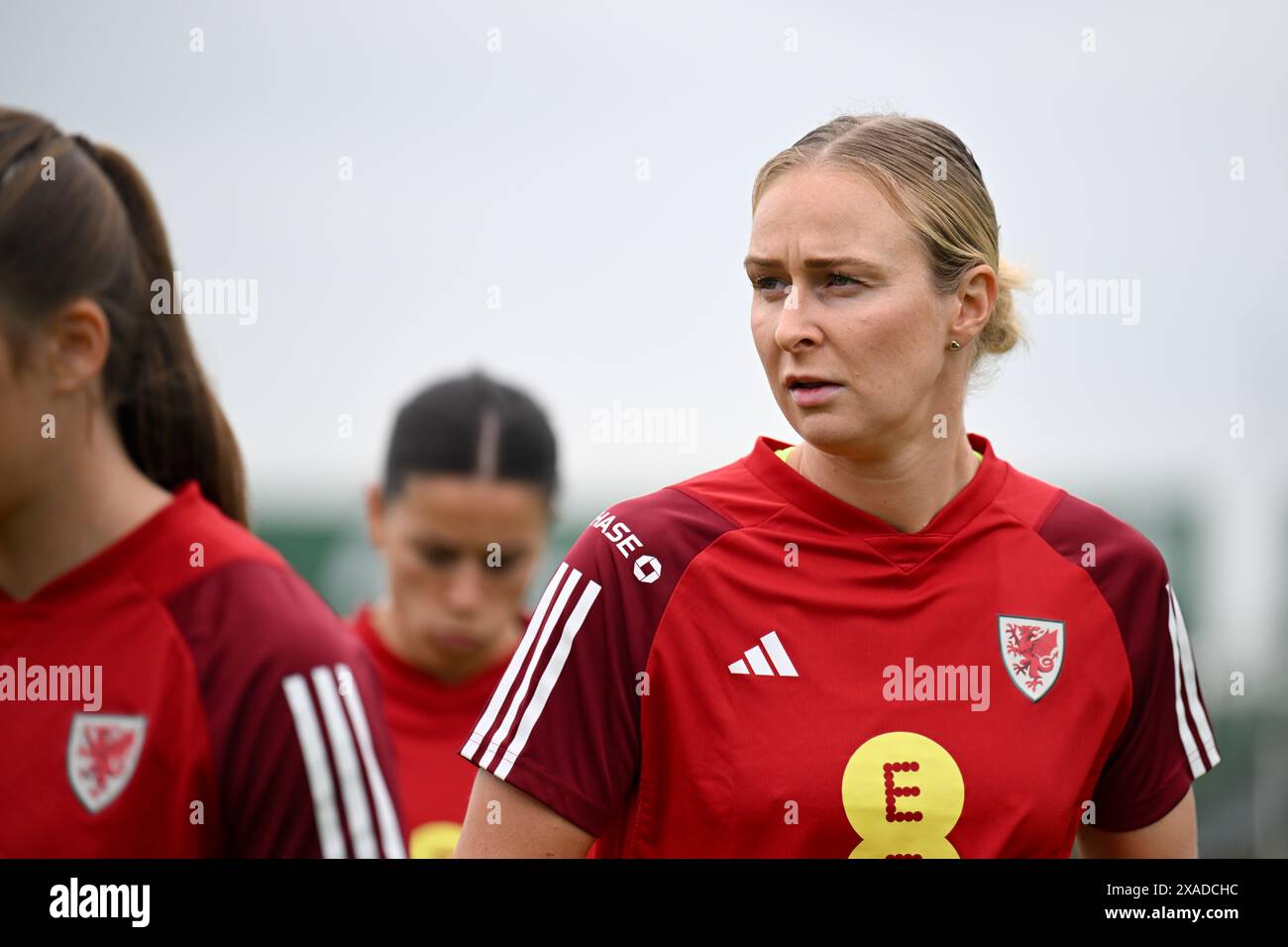 POZNAN, POLAND - 03 JUNE 2024: Wales' Rhiannon Roberts during a ...