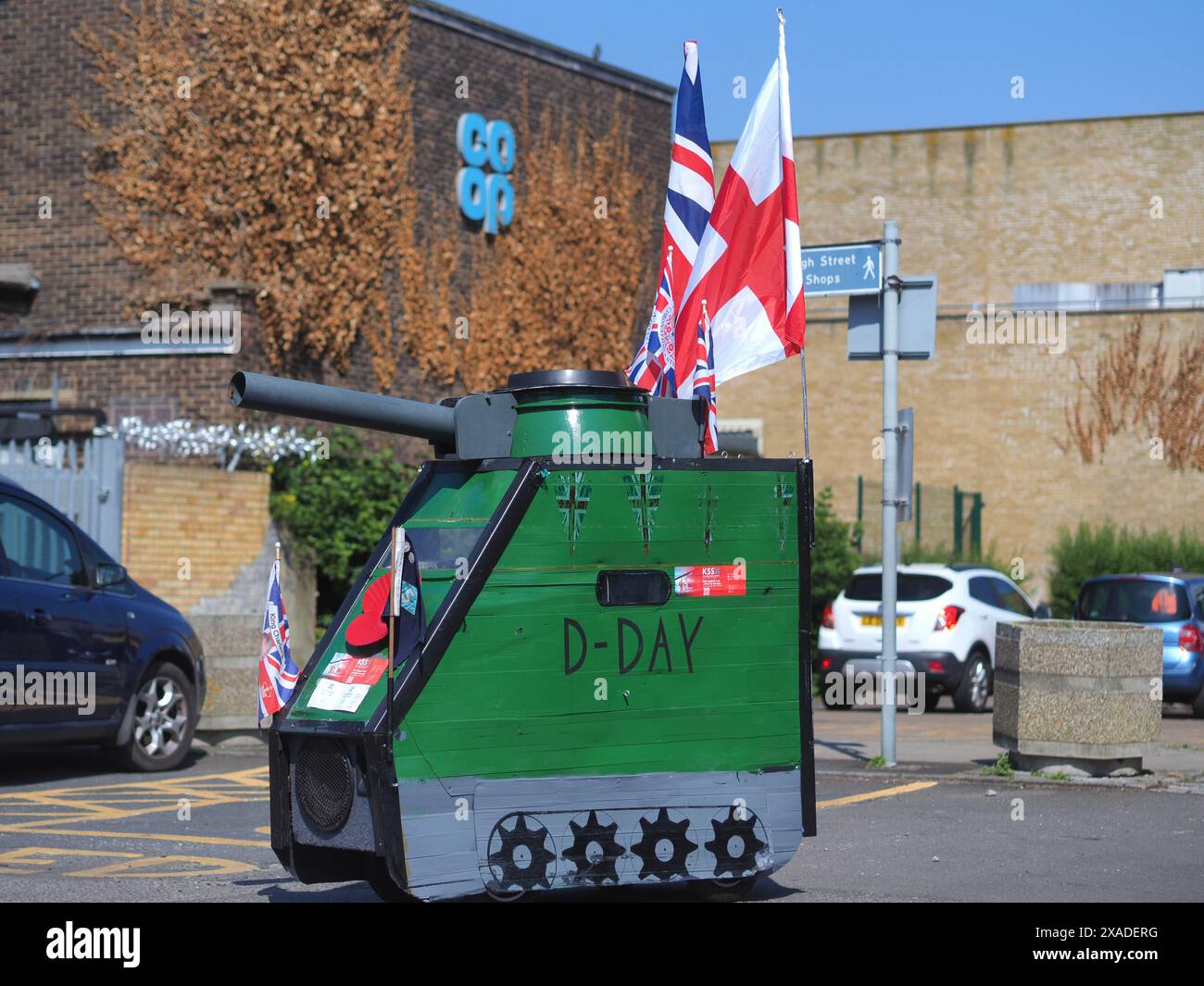 Sheerness, Kent, UK. 6th June, 2024. 79-year-old Tim Bell (of Minster ...