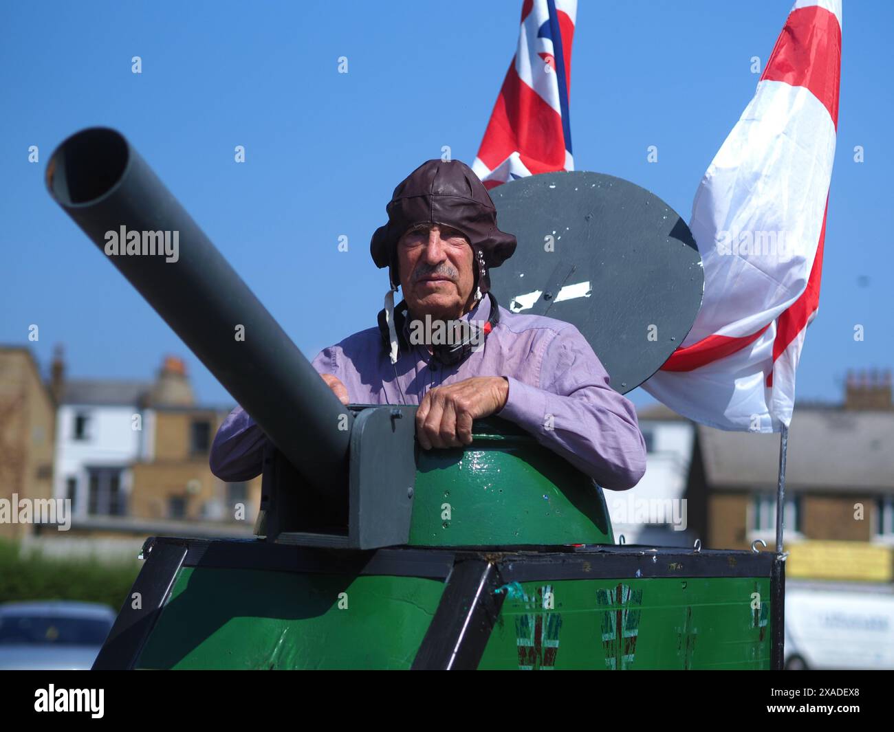 Sheerness, Kent, UK. 6th June, 2024. 79-year-old Tim Bell (of Minster ...