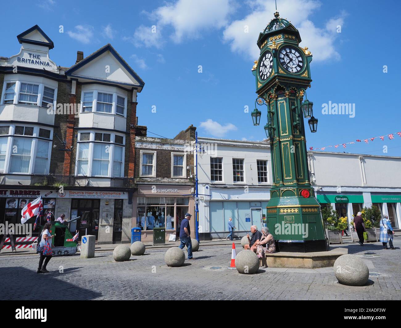 Sheerness, Kent, UK. 6th June, 2024. 79-year-old Tim Bell (of Minster ...
