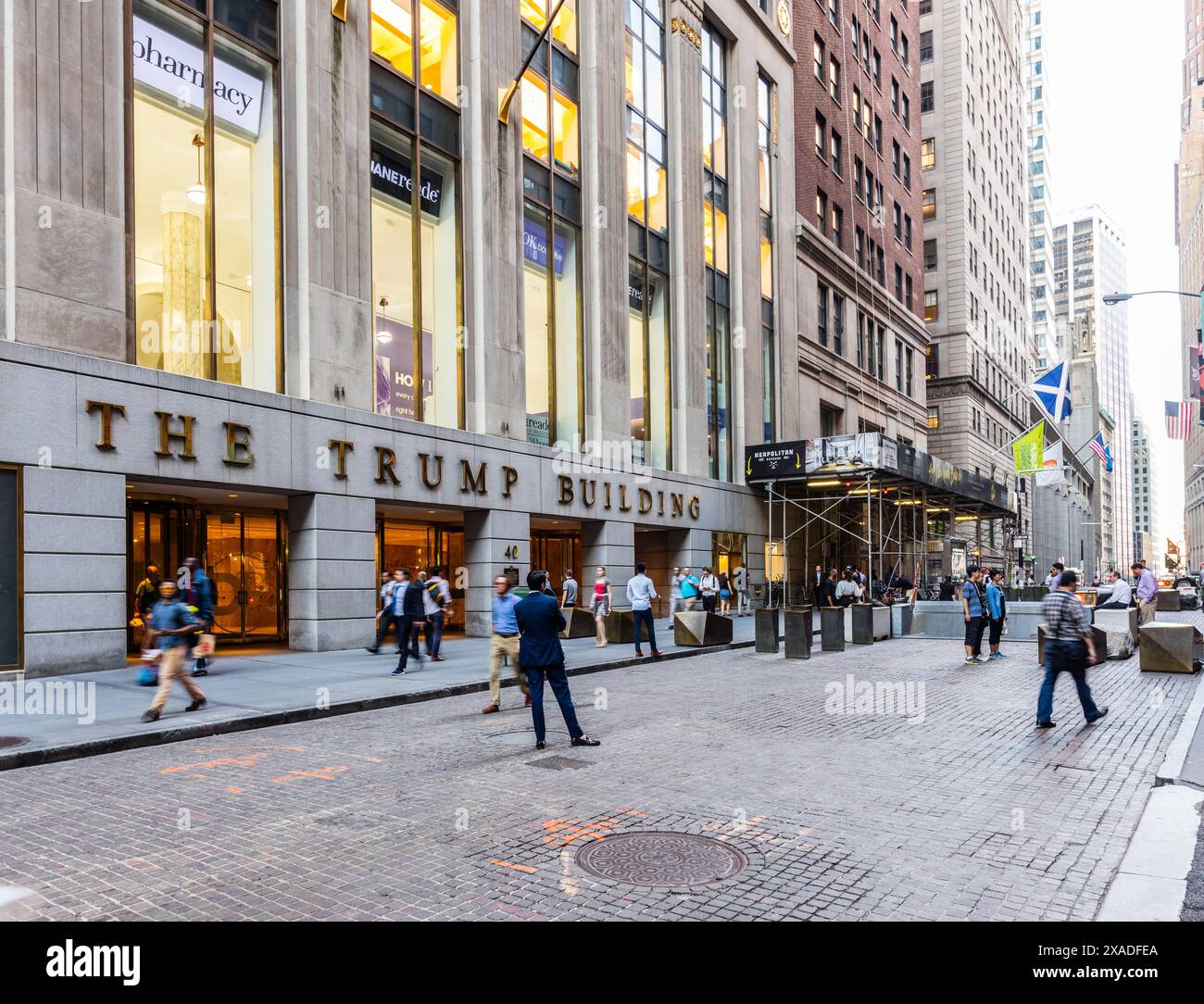 New York City, United States - August 23, 2017: Facade of the ...
