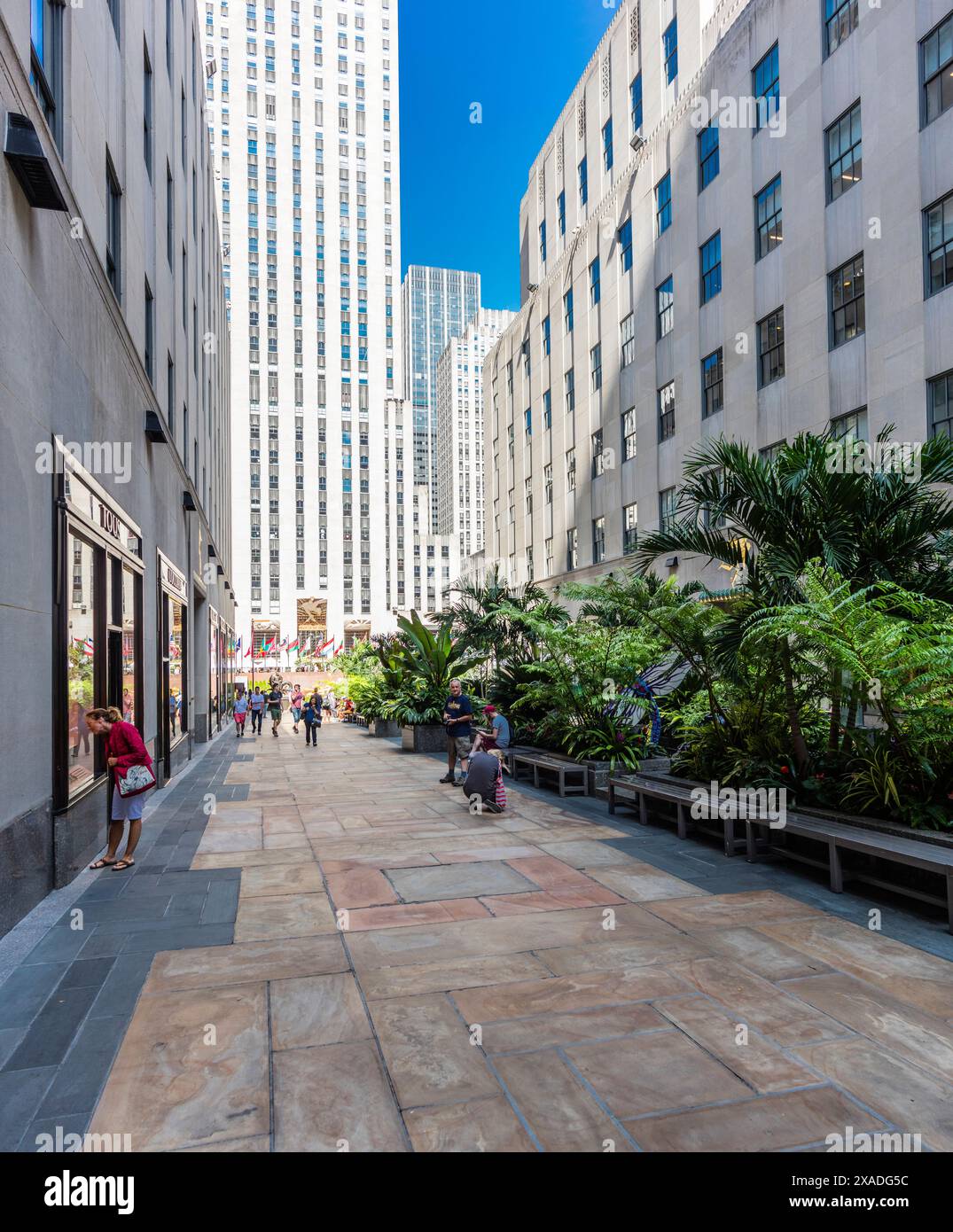 New York City, United States - August 25, 2017: Rockefeller Center with ...