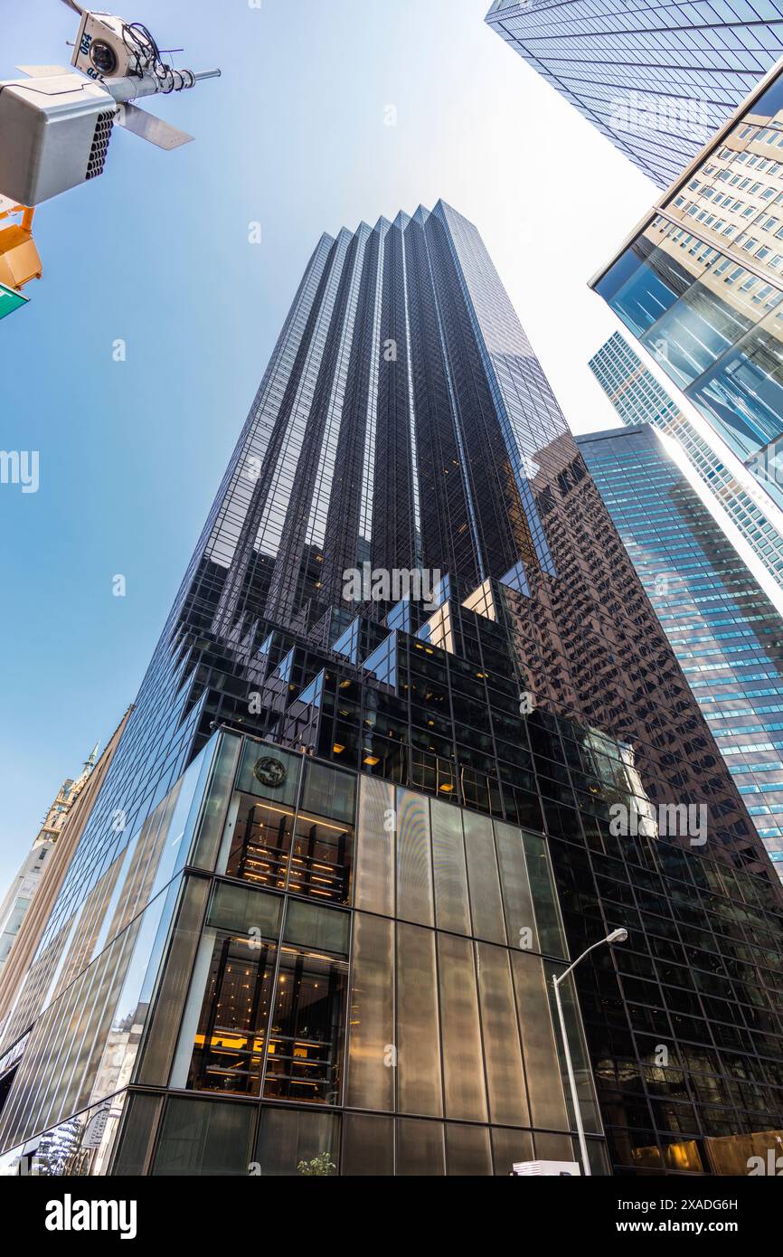New York City, United States - August 25, 2017: Trump Tower, Fifth ...