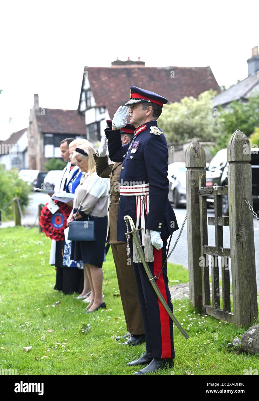 Brighton UK 6th June 2024 - Local residents and visitors at the 80th ...