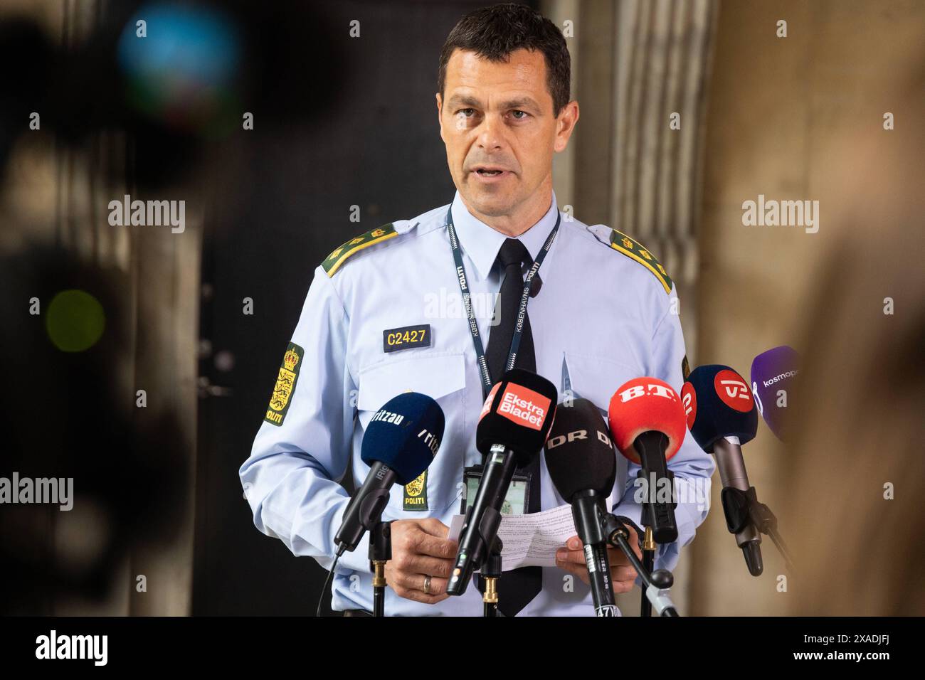 Deputy Police Inspector Brian Belling at the Police Headquarters in ...