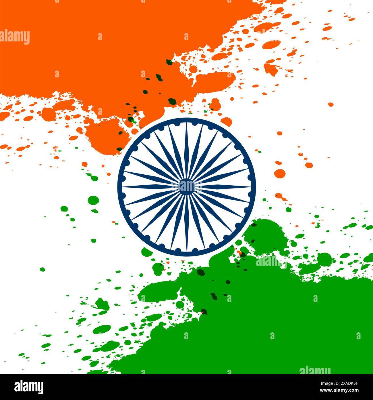 indian flag background with Ashoka chakra Stock Vector Image & Art - Alamy