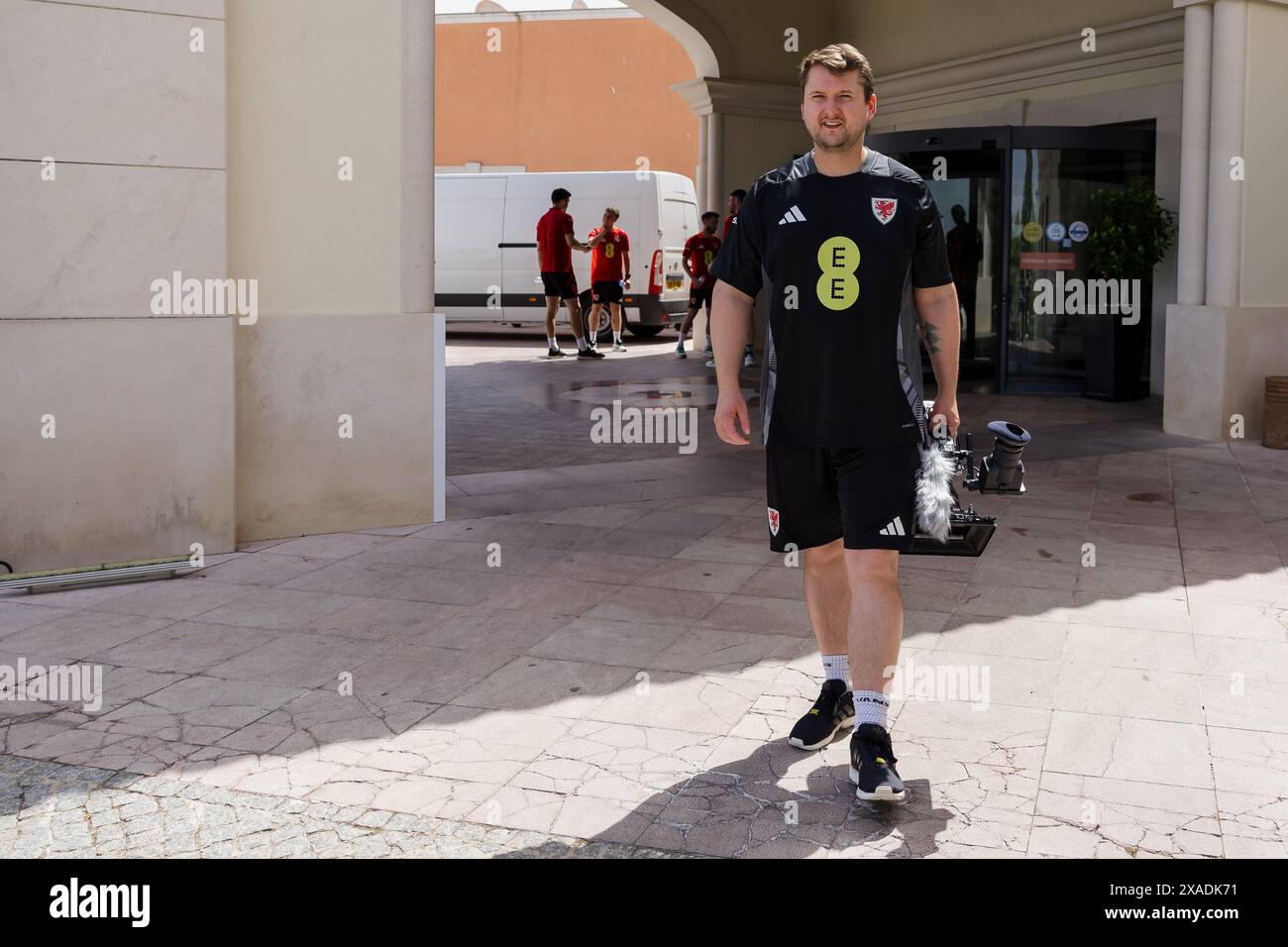 LAGOS, PORTUGAL - 06 JUNE 2024: FAW TV Videographer Nathan Williams ...